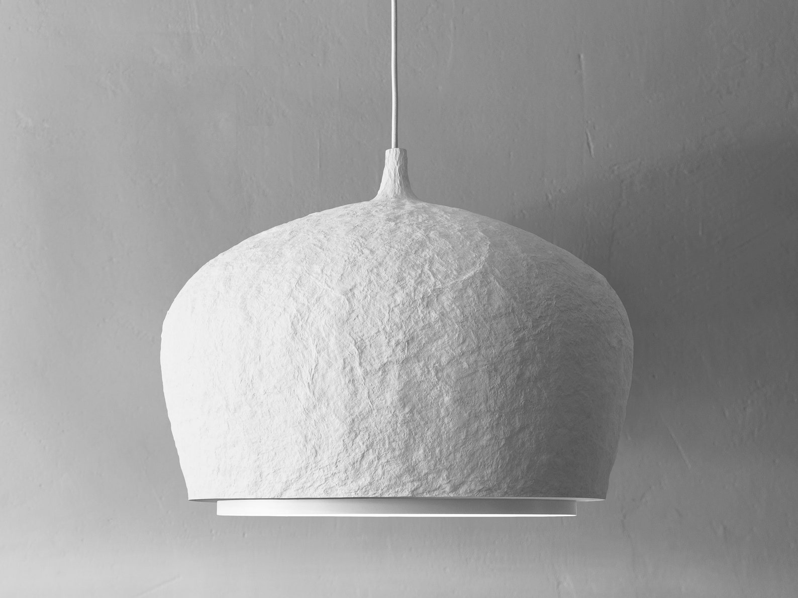 White Minimalist Pendant Light Loft Lighting - Etsy