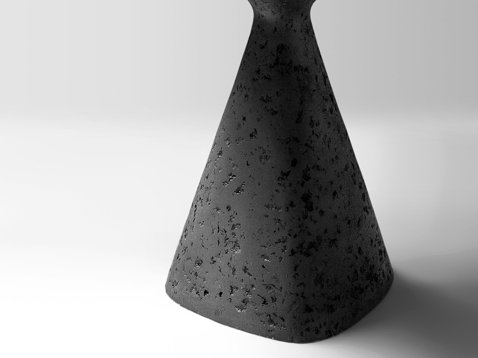 Black Sculptural Side Table, Accent Furniture - Etsy