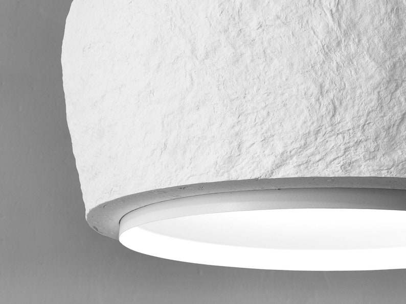 White Minimalist Pendant Light, Loft Lighting - Etsy