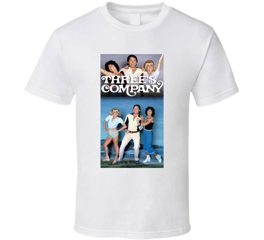 Threes Company Top 70s Vintage Tv Show Cool Retro Fan T Shirt Etsy