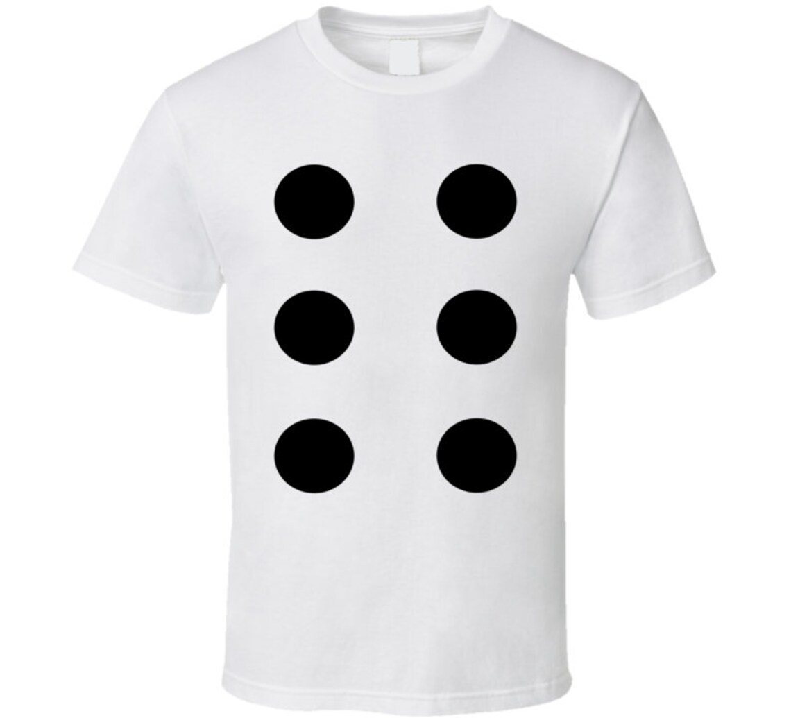 Dice Number 6 Six Tee Cool Group Halloween Costume T Shirt - Etsy