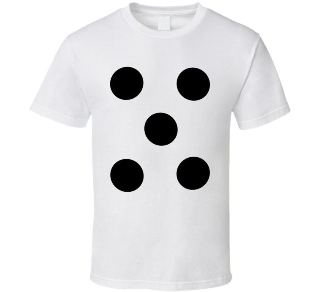 Dice Number 5 Five Tee Cool Group Halloween Costume T Shirt - Etsy