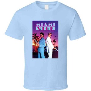 Miami Vice Tee Retro 80s Television Series Tv Show Fan T Shirt - Etsy