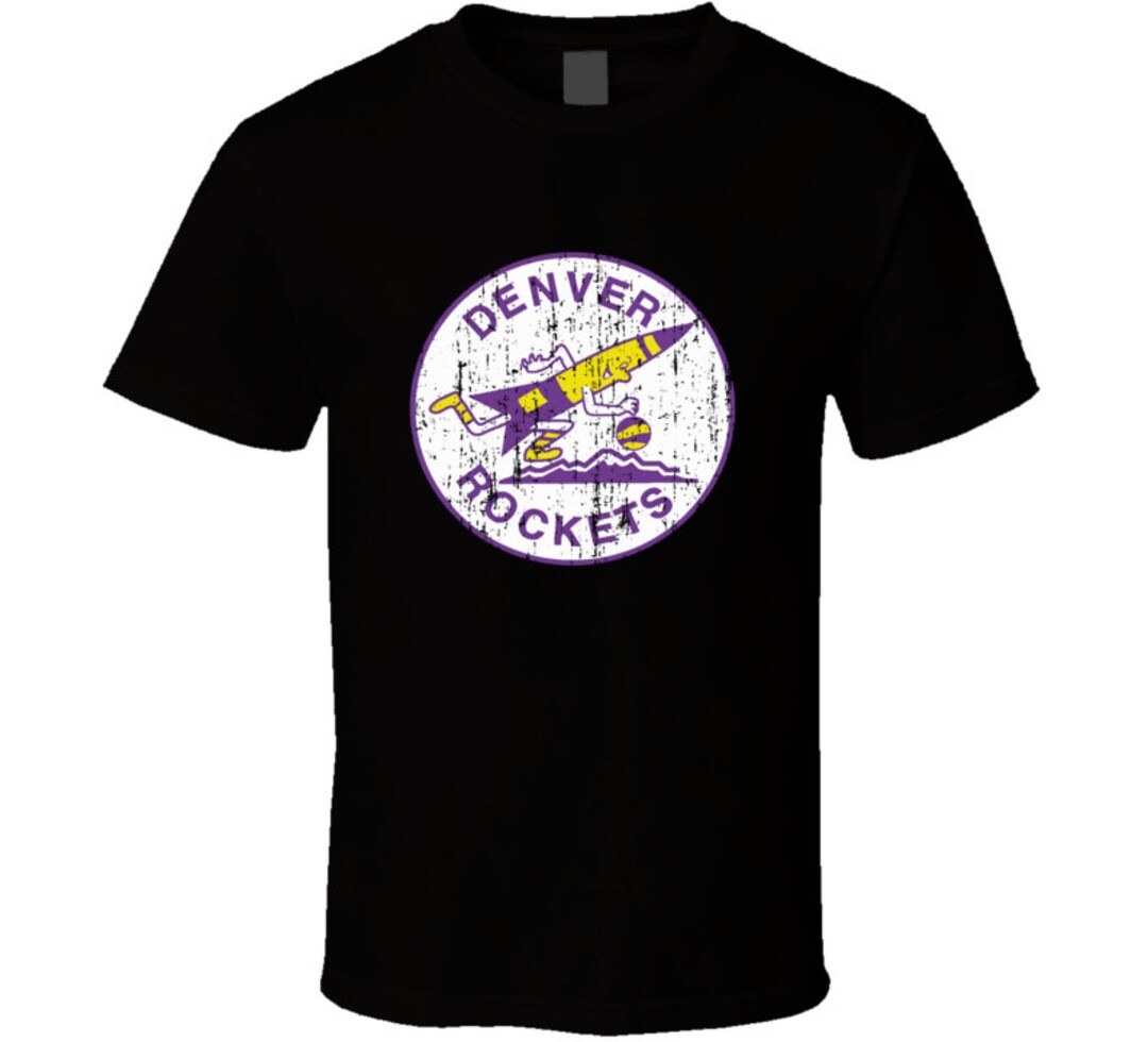 Denver Rockets Logo Tee Retro Aba Basketball T Shirt - Etsy