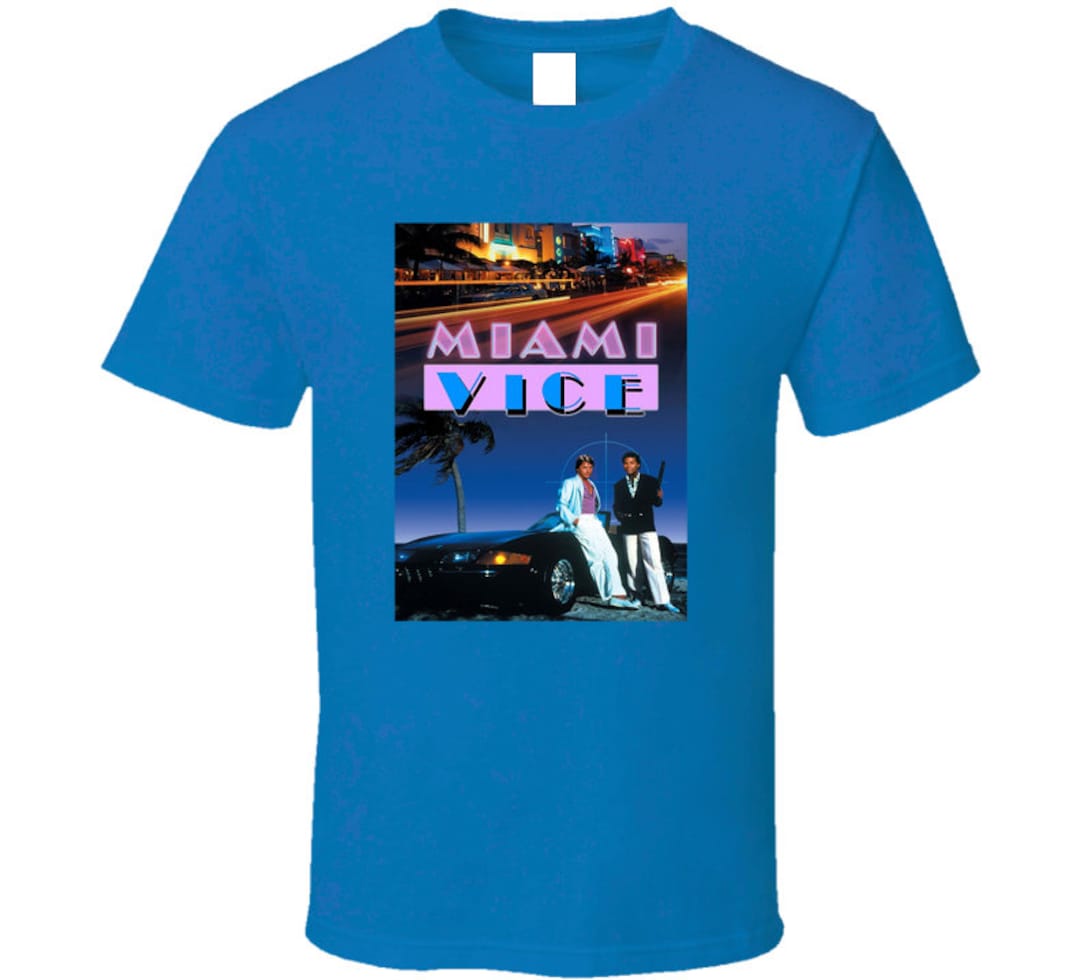 Miami Vice Tee Retro 80s Tv Show Fan T Shirt - Etsy