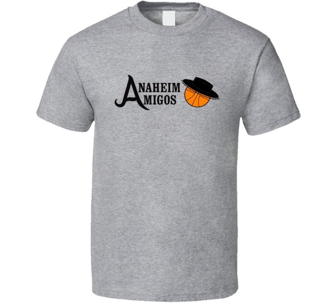 Anaheim Amigos Logo Tee Cool Aba Basketball Retro T Shirt - Etsy