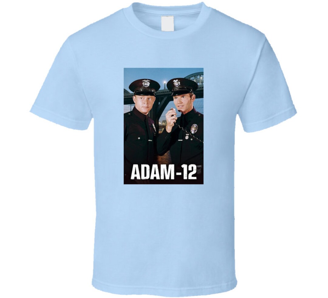 Adam 12 Tv Show Tee 1970s Crime Police Series Fan T Shirt - Etsy