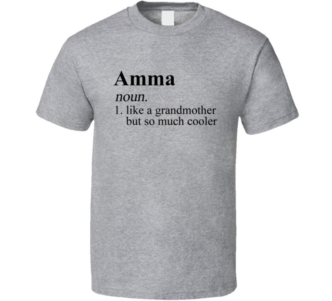 Amma Grandmother Tee Mother's Day Grandma Gift Idea T Shirt - Etsy