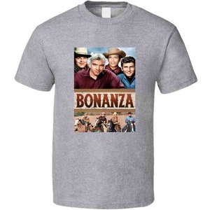Bonanza Tv Show Tee 1960s Western Television Series T Shirt - Etsy