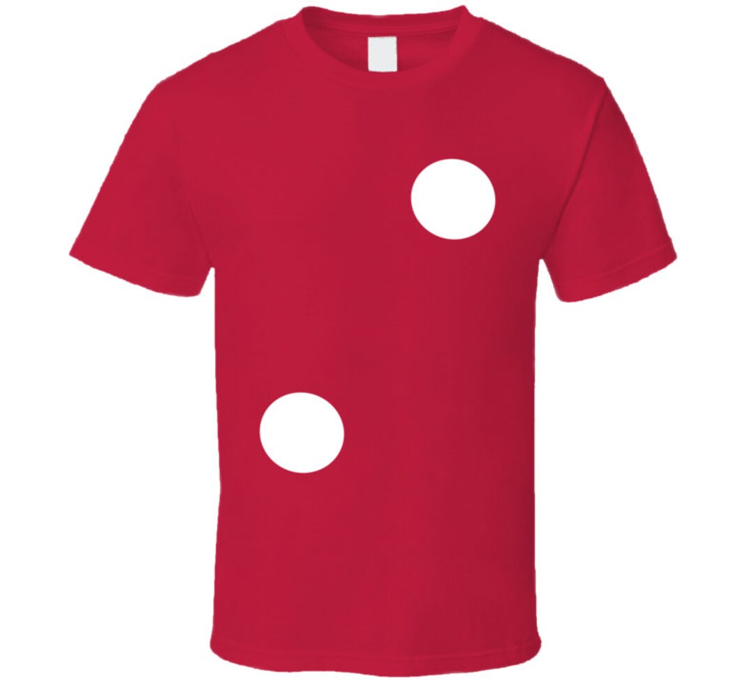 Red Dice Number 2 Two Tee Cool Group Halloween Costume T Shirt - Etsy