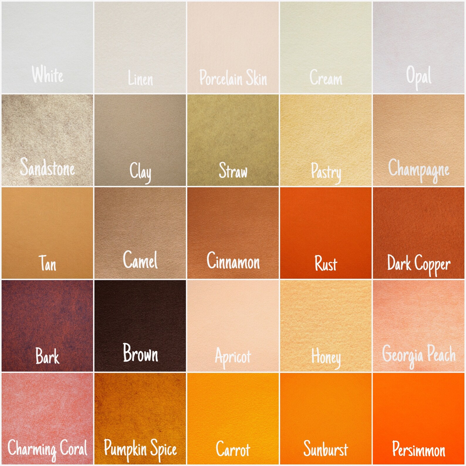 10 Wool Blend Felt Sheets Choose Your Own Colours Wool | Etsy