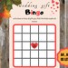 Wedding Gift Bingo, Wedding Present Bingo, Wedding Bingo, Reception ...