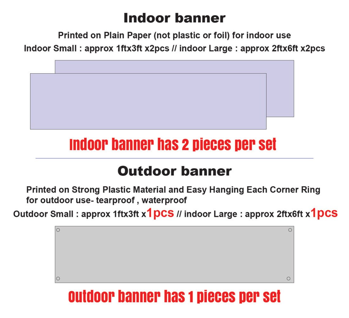 2 Personalised School Leavers Banner Kids Boy Girl Class 2025 ...