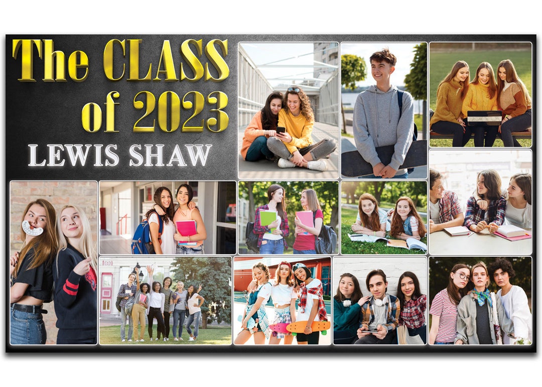 Personalised School Leaver Photo Banner Class of 2023 University High ...