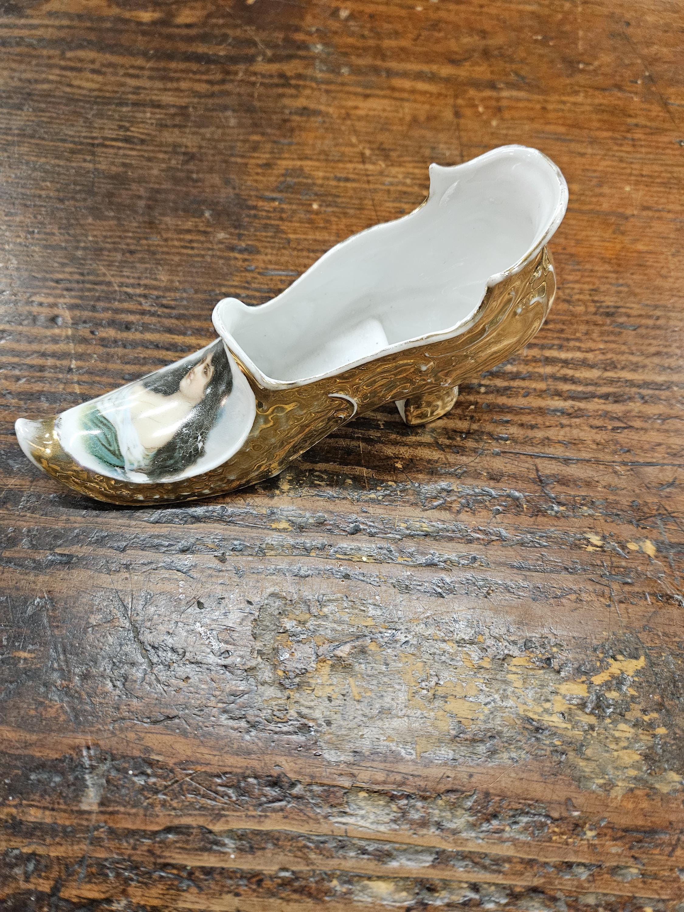 Three Vintage Decorative Slippers Fancy Shoes Various Sizes - Etsy