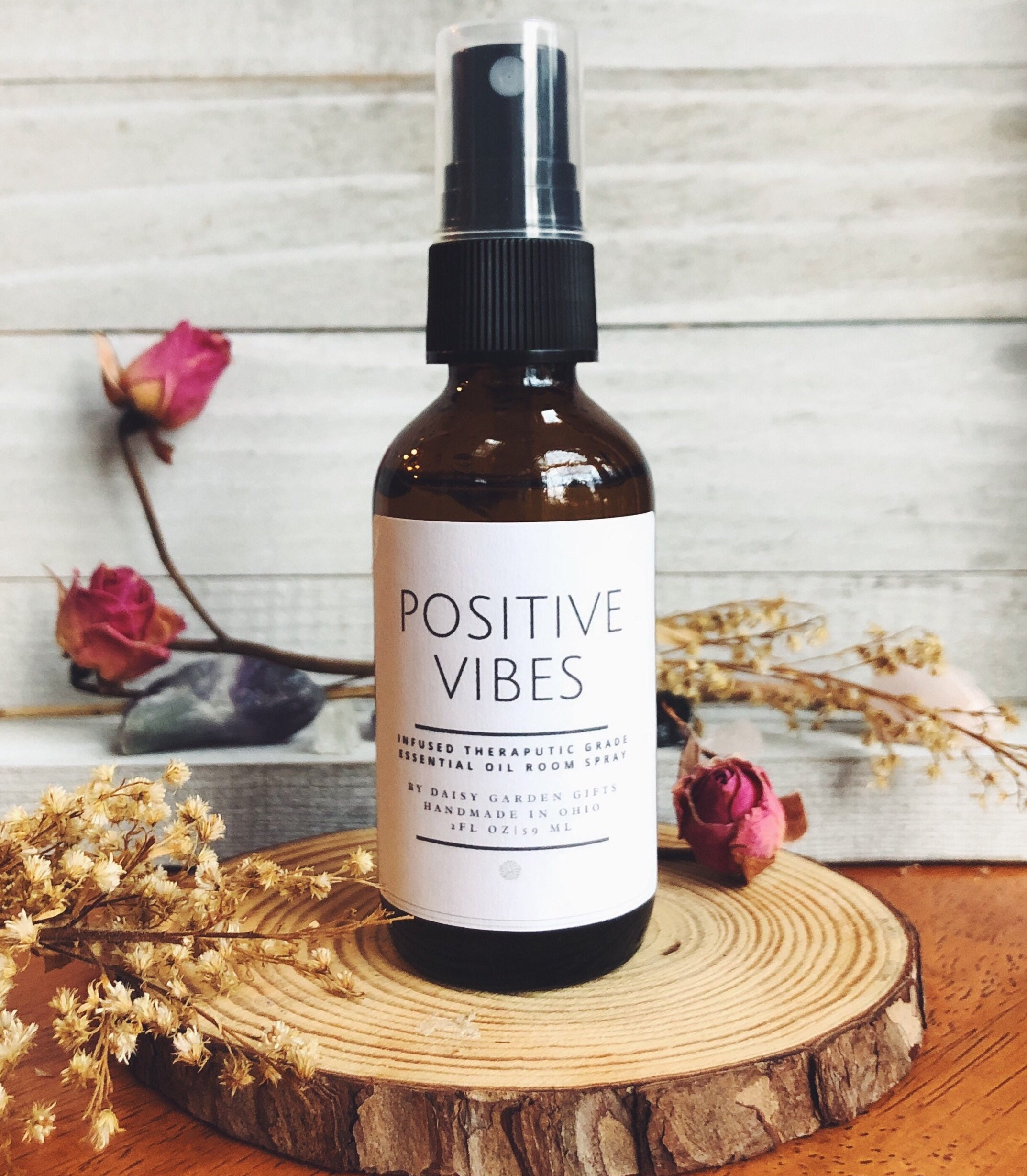Organic Palo Santo Sage Spray Positive Energy Room Spray - Etsy
