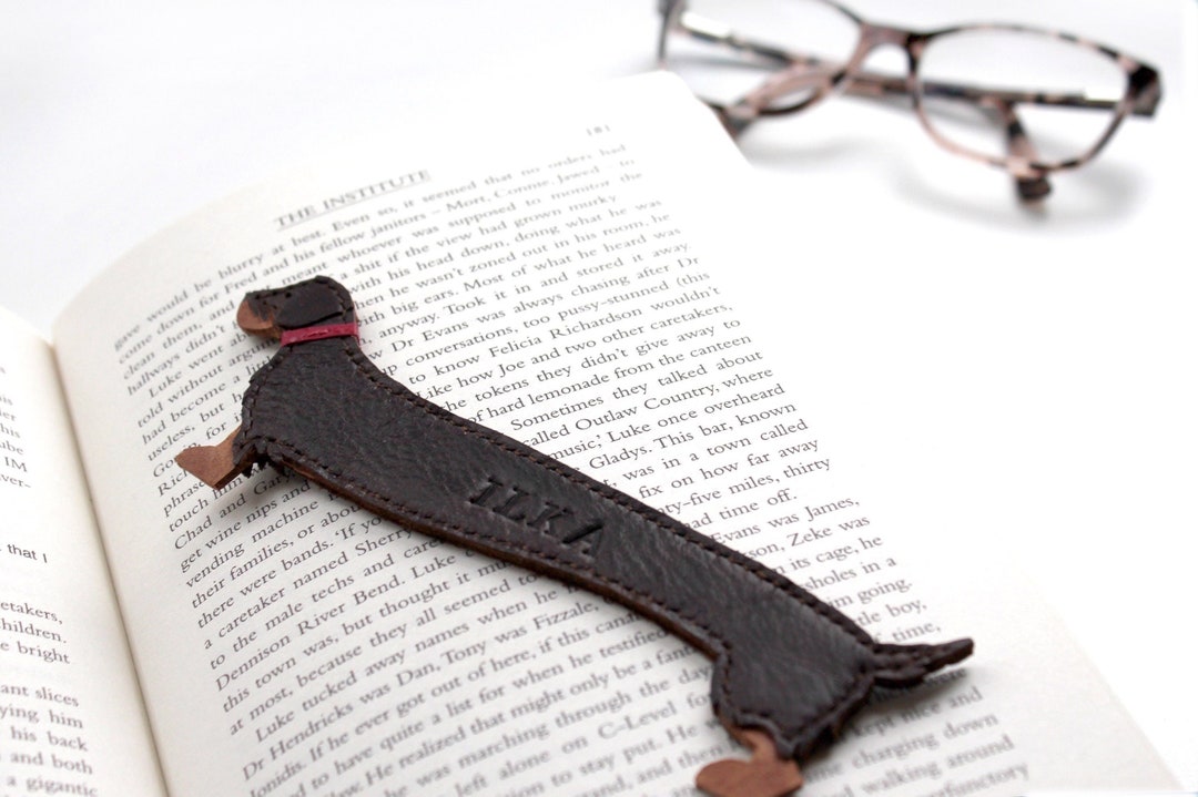 Miniature Dachshund Bookmark, Long-haired Dachshund, Christmas Gift ...