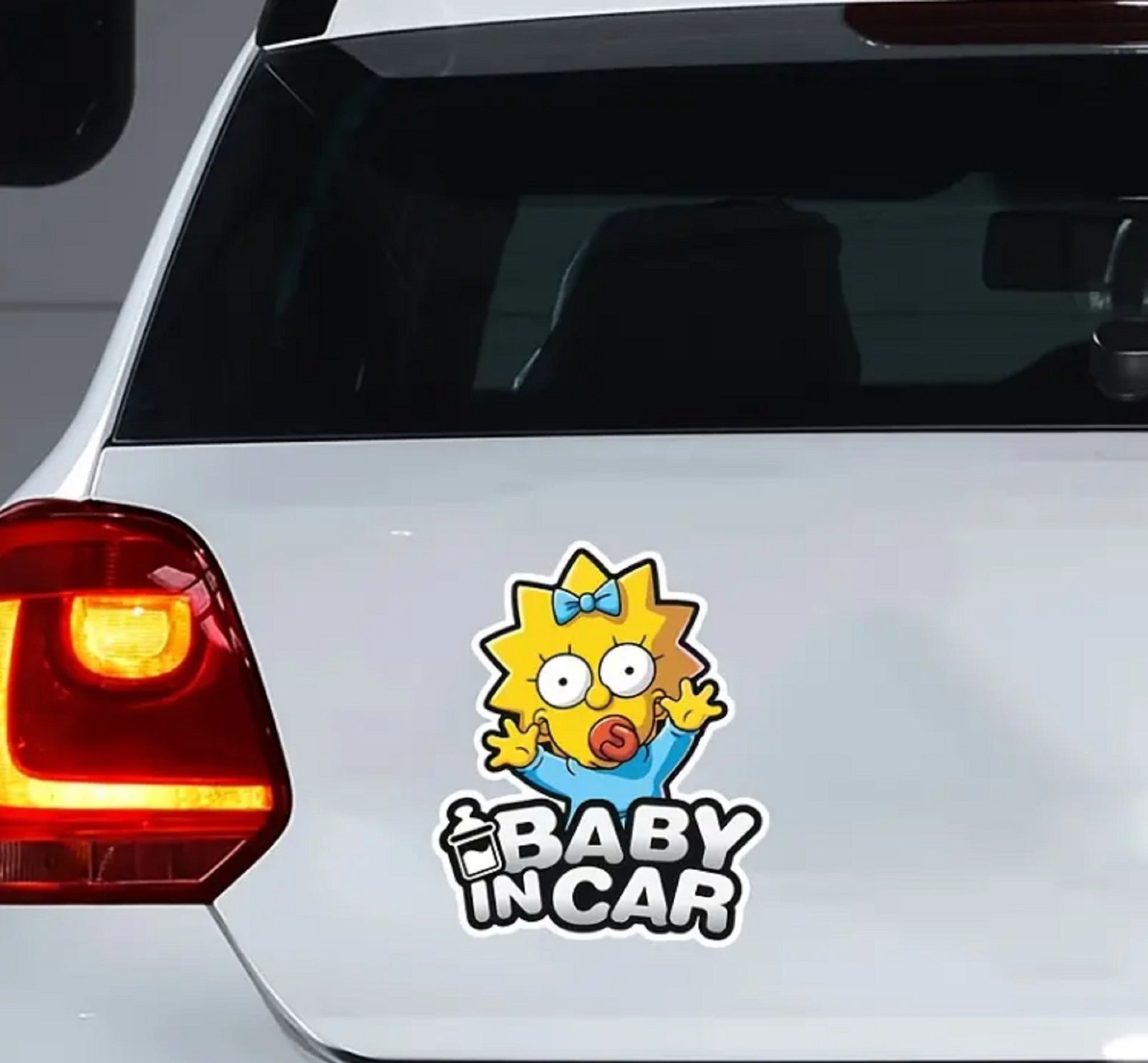 Car Sticker Decal, Children on Board, Baby in Car Sticker, Funny Car ...