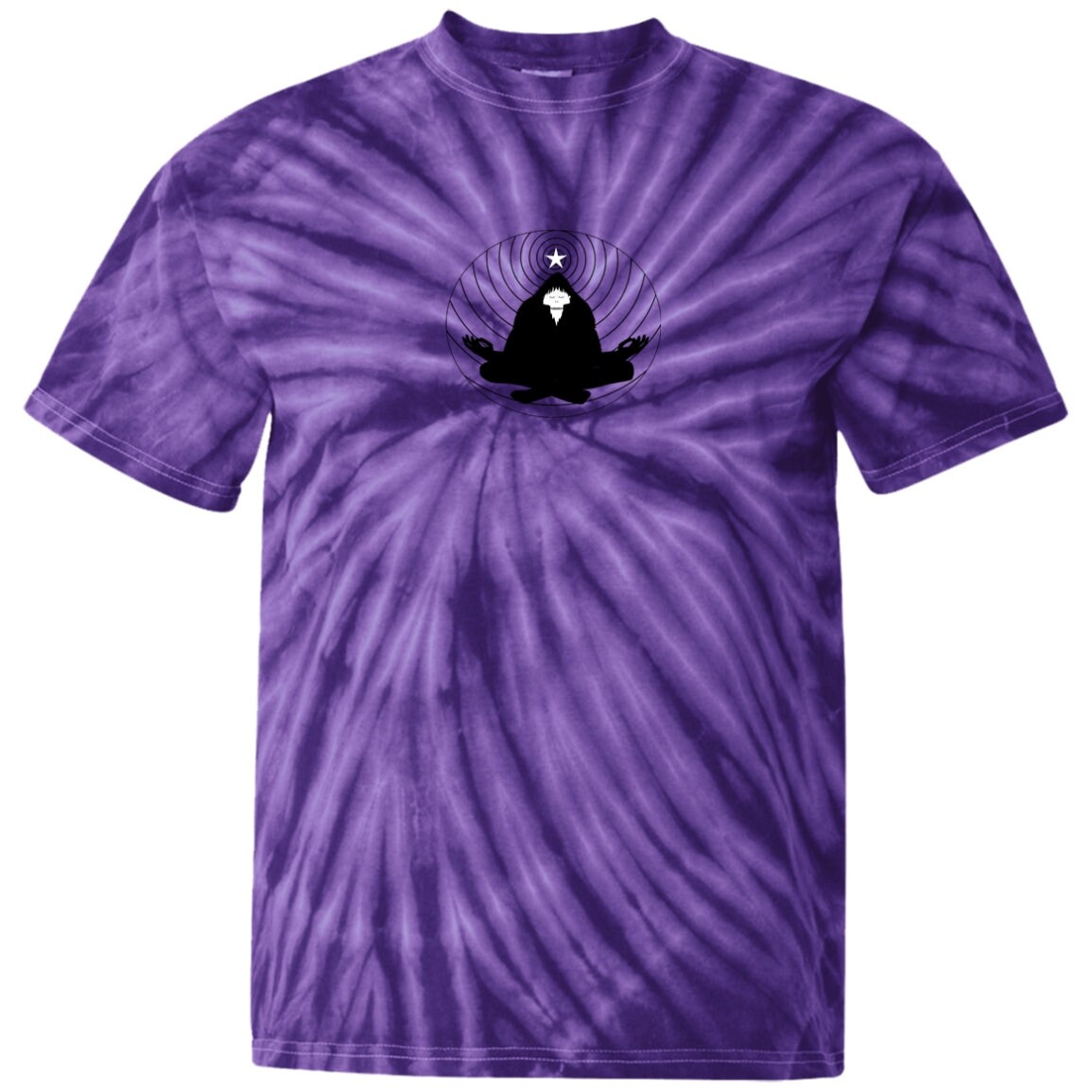 Meditating Yeti Tie Dye T-shirt - Etsy
