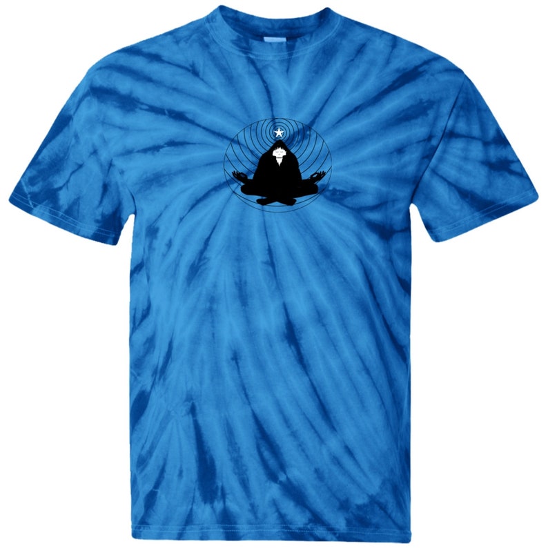 Meditating Yeti Tie Dye T-shirt - Etsy