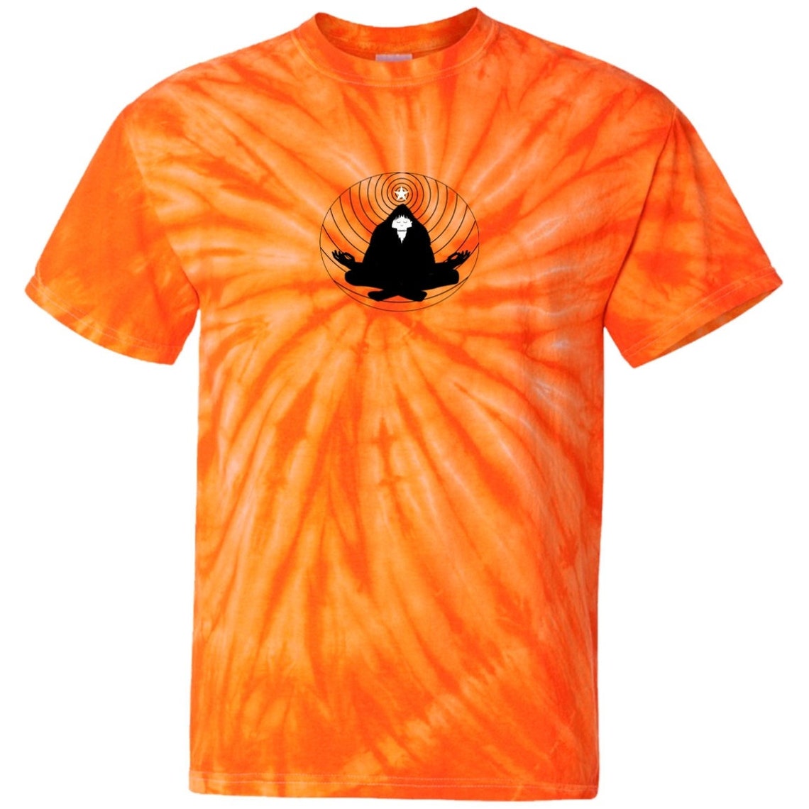 Meditating Yeti Tie Dye T-shirt - Etsy