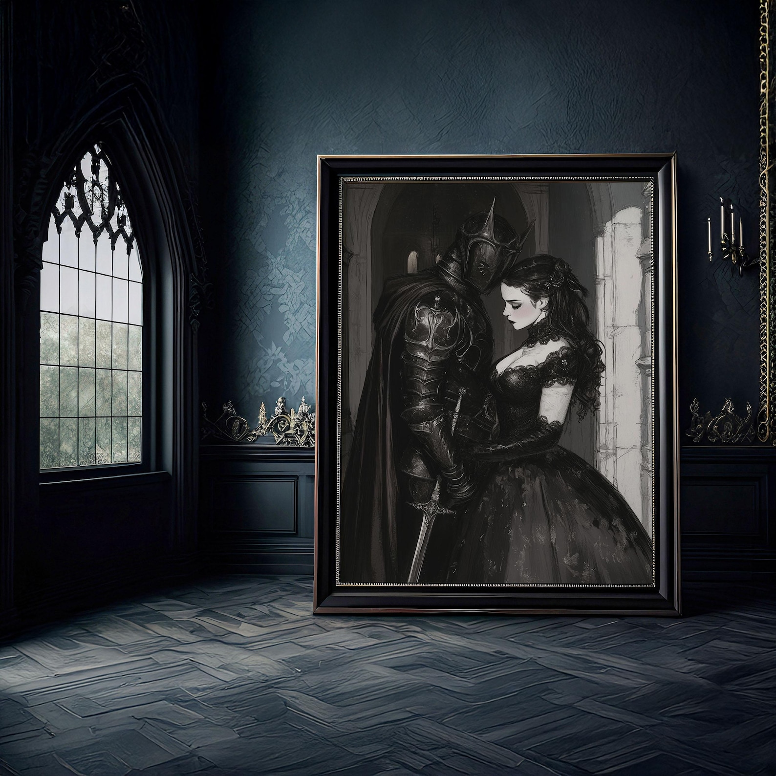 Dark Academia Gothic Romantic Medieval Romance Goth Valentines Gift ...