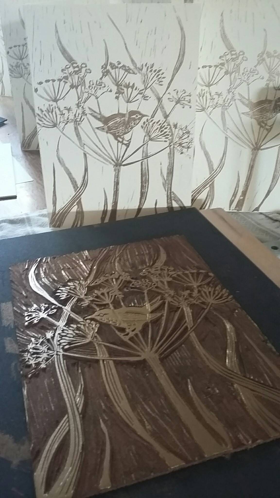 Wren Sitting in Cow Parsley. - Etsy