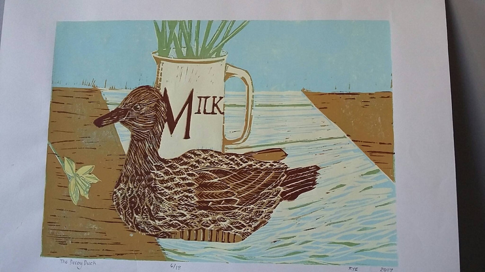The Decoy Duck Still Life With Milk Jug - Etsy