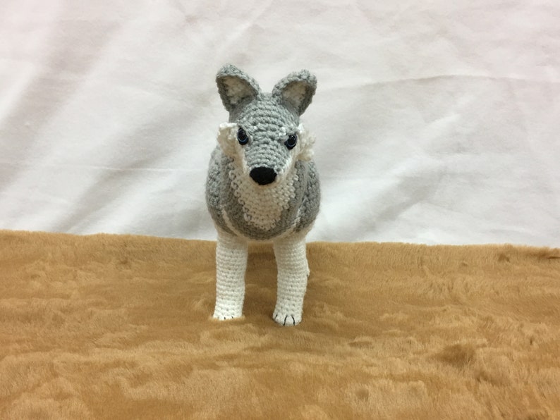 Grey Wolf Crochet Amigurumi Pattern PDF - Etsy