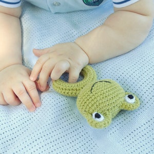 Frog Crochet Pattern Toy and Baby Rattle Amigurumi Pattern Frog Plush ...