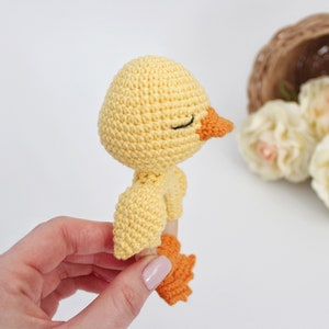 Duck Crochet Pattern Baby Rattle Amigurumi Pattern Duck Plush Crochet ...