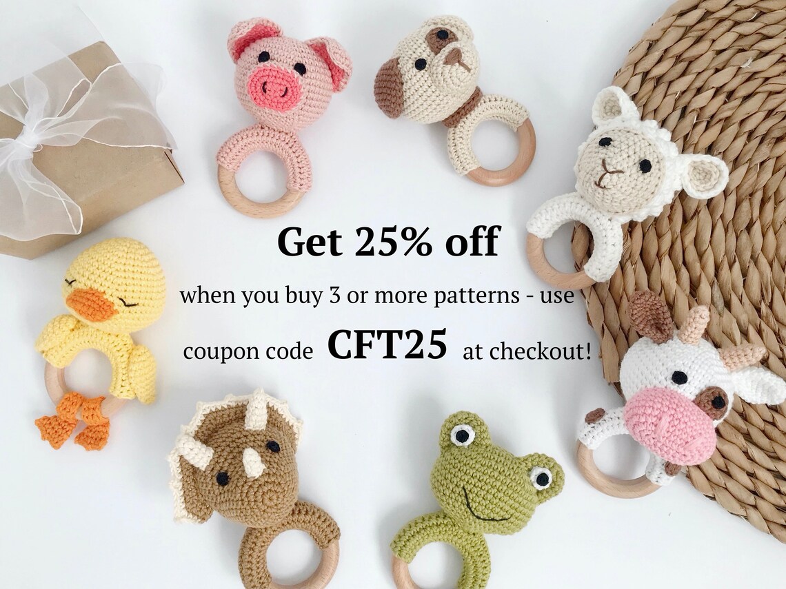 Koala Bear Crochet Pattern Baby Rattle Amigurumi Pattern Koala - Etsy