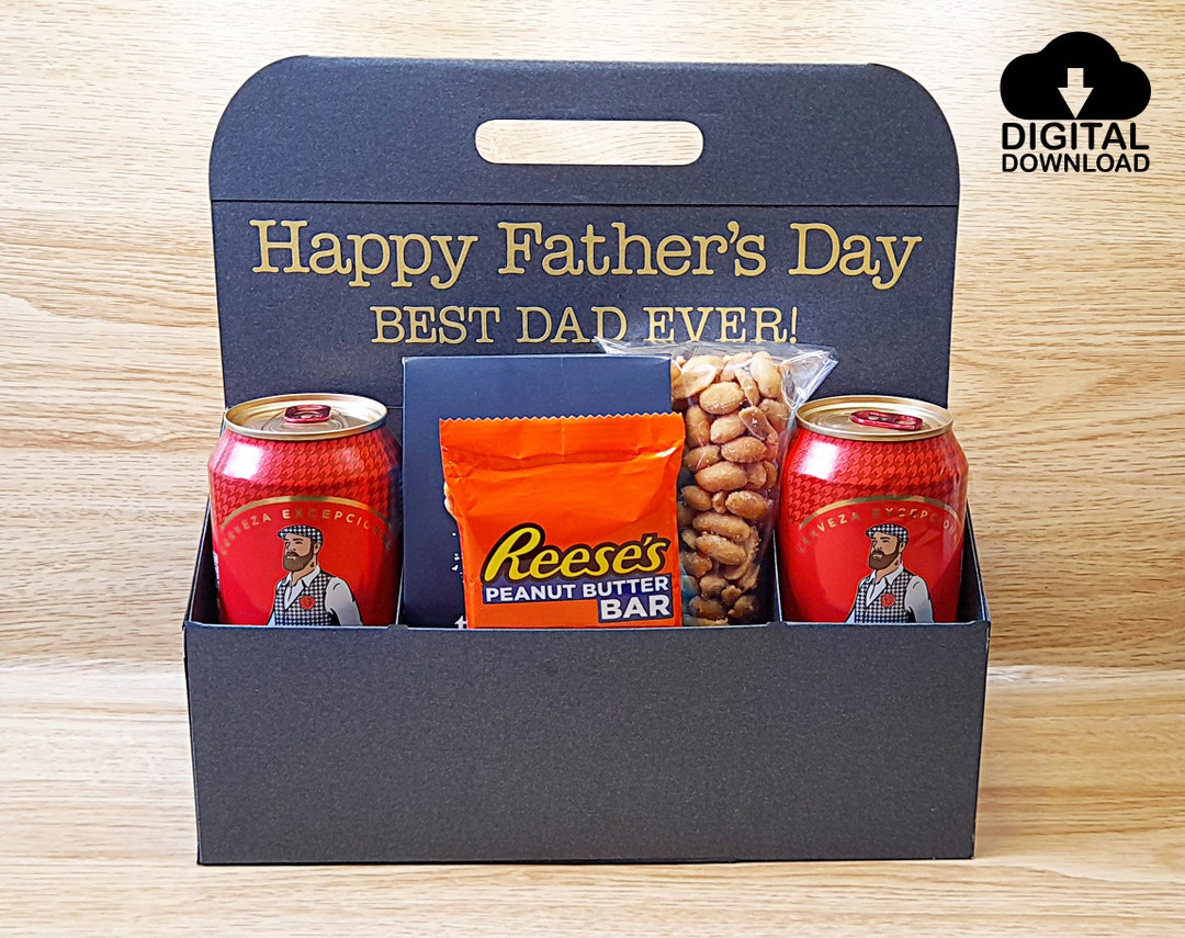 Digital Files to Make a Father's Day Beer and Snacks Box for Cricut ...