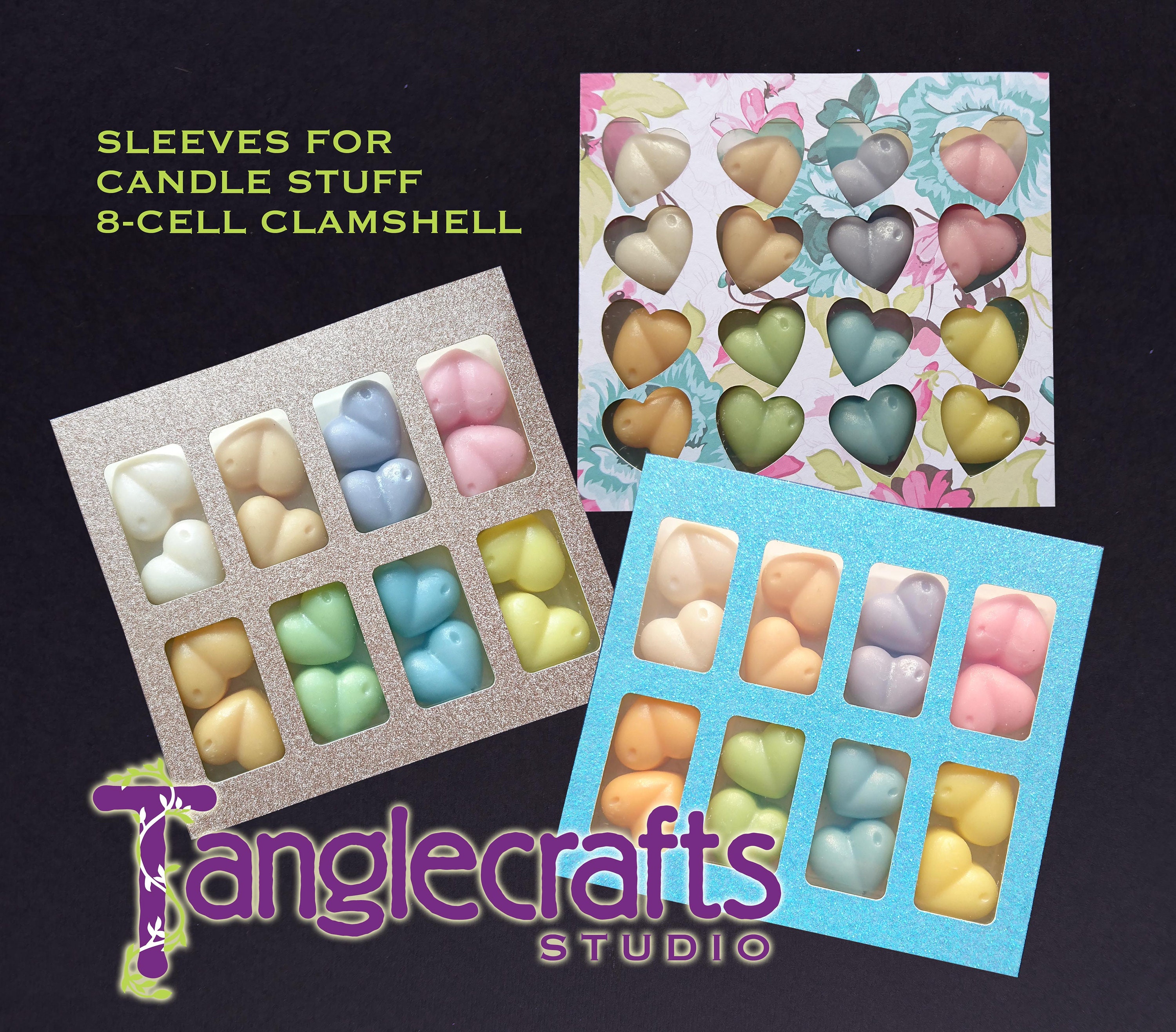 Paper, Party & Kids whole sleeve cuts from 1 x A4 Sleeves for Candle ...