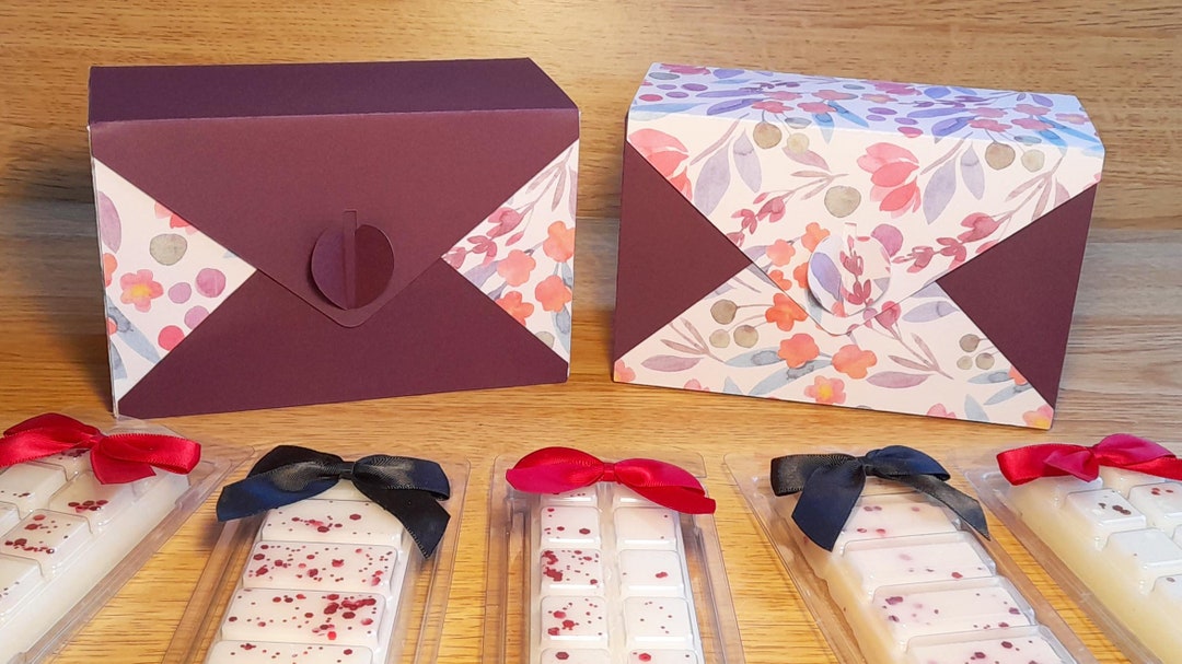 SVG File to Cut an Envelope-style Box to Hold 5 or 6 Snap Bars in ...