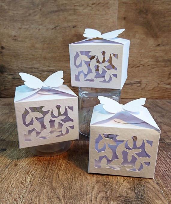 SVG File to Cut Favour Boxes Filigree Walls to Two Sides - Etsy