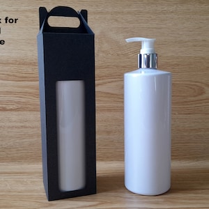 SVG File to Cut a Gable-top Presentation Box for a 500ml Pump Bottle ...