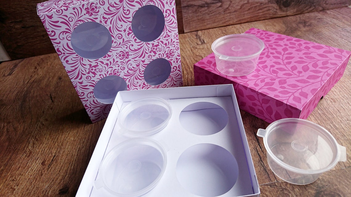 SVG Bundle 1oz Hinged Pot Boxes Boxes to Hold Two Three - Etsy