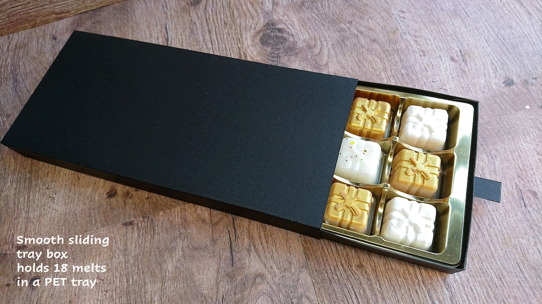 SVG File to Cut Sliding Tray Box With Sleeve and 18-section Insert ...