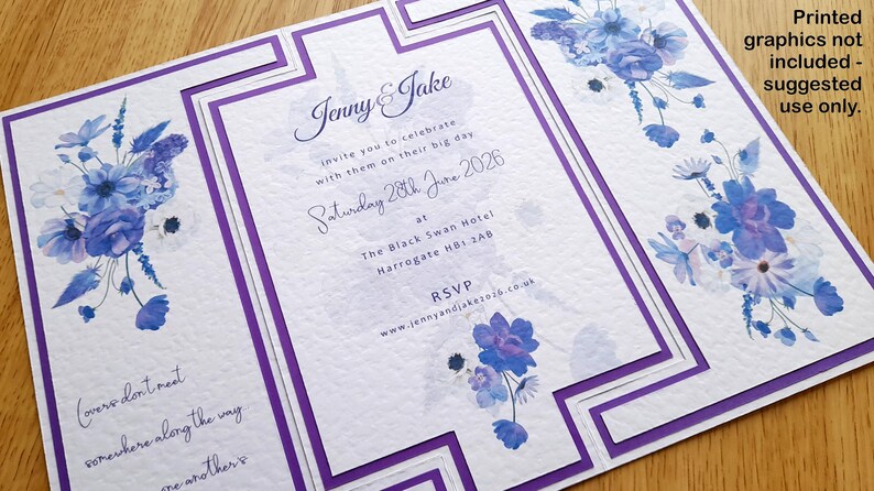 Flip-flop Card SVG Template, Panels and Envelope (digital Files) - Etsy