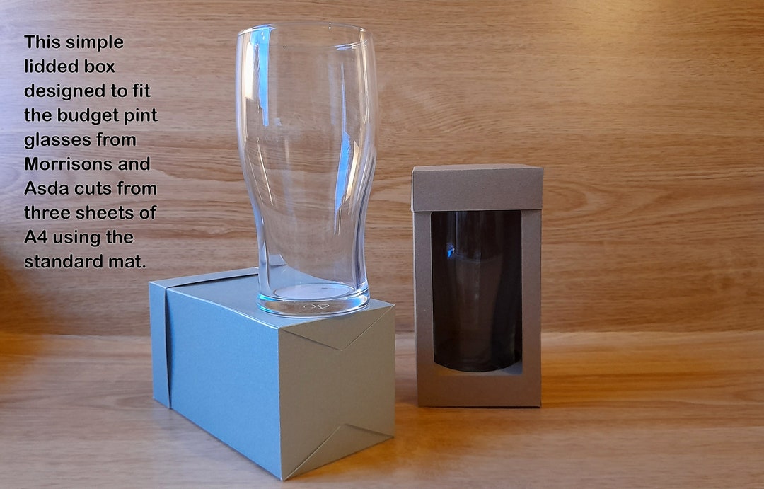 SVG File to Cut a Presentation Box for a UK Supermarket Budget Pint ...