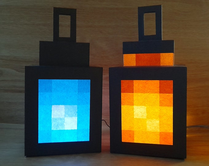 Minecraft Lantern lamp 1:1 Accurate to in Game perfect Gift video Games ...