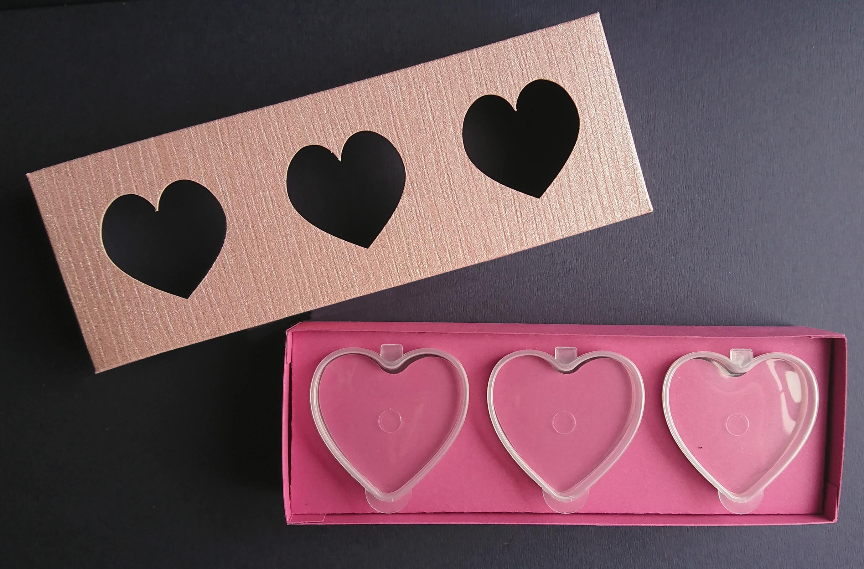 Box SVG for Three Hinged Heart Pots Wax Melts Heart Pots - Etsy UK