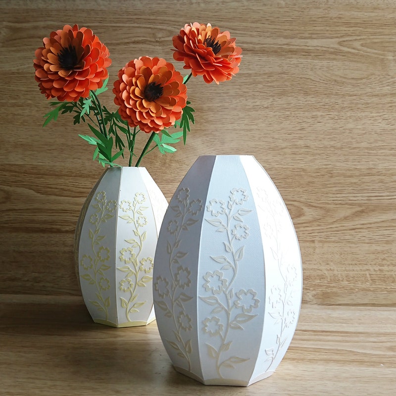 Printable Pattern Vase - Etsy UK