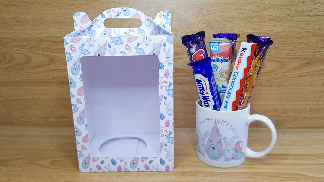 SVG File to Cut Tall Gift Box for Mug With Treats, Mug Box SVG, Gift ...