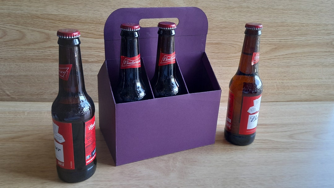 SVG File to Cut a Very Strong Beer Bottle Caddy for Six Bottles, Beer ...