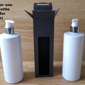 SVG File to Cut a Gable-top Presentation Box for a 500ml Pump Bottle ...