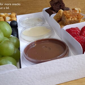 SVG File to Cut a Large Grazing Box to Hold 4oz Deli Pots and 6 ...
