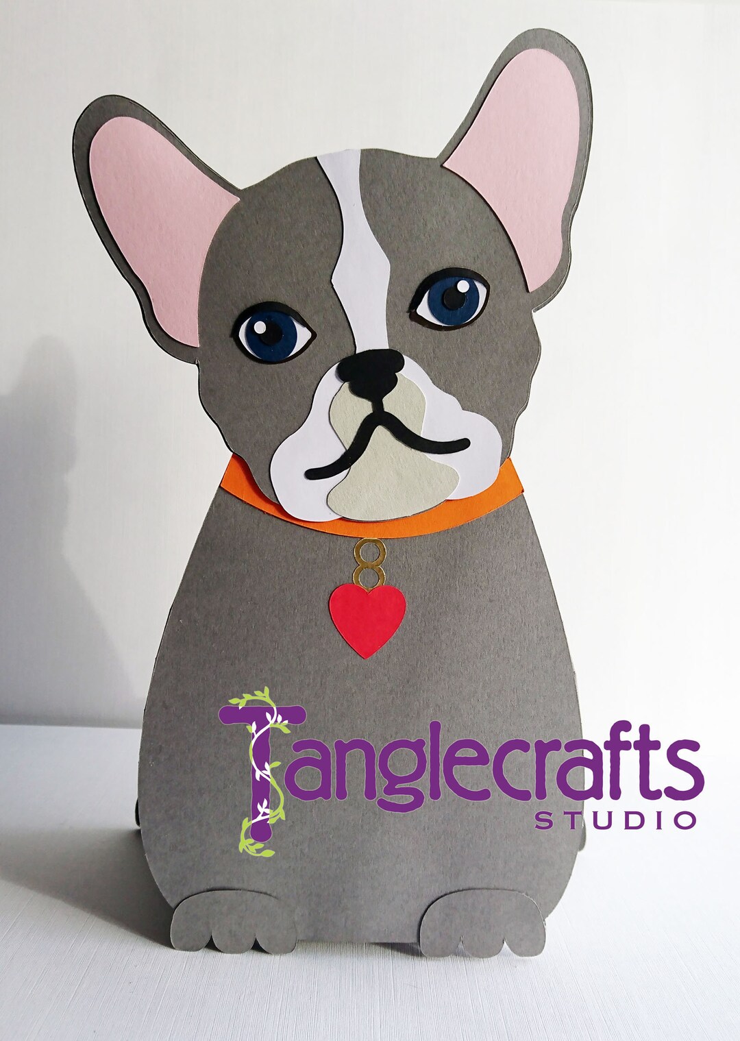 SVG File to Cut a Belly Box, Gift Box, French Bulldog, Cricut ...