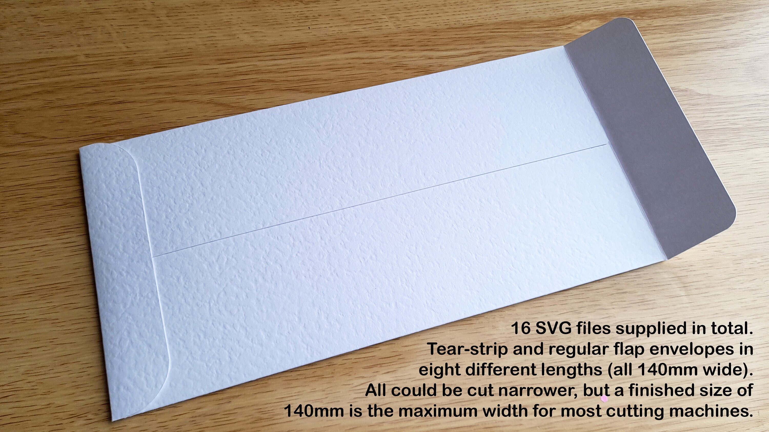 Envelope SVG Template, Tear-seal & Flap, 16-file Bundle (digital ...